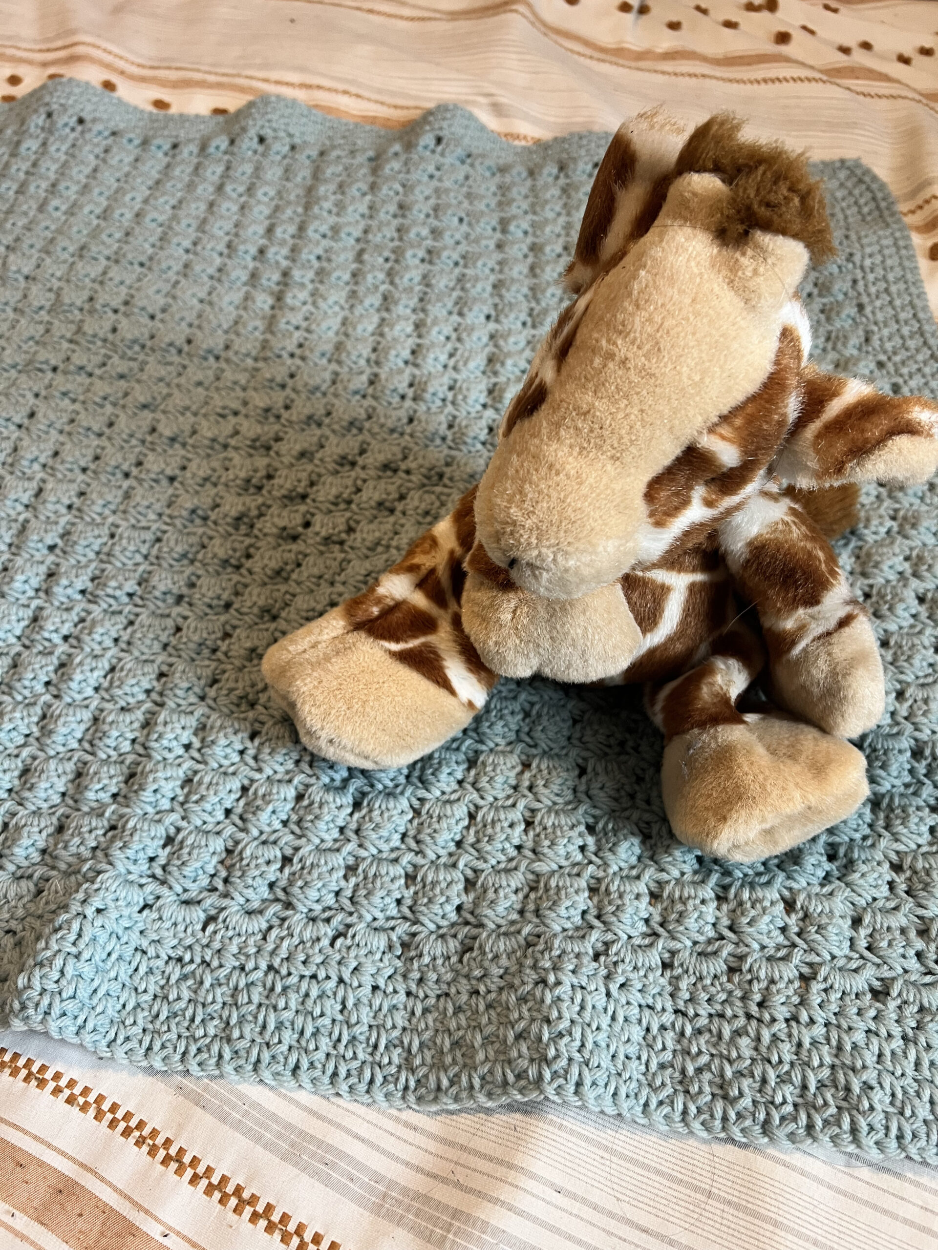 Unique Crochet Baby Blanket Pattern | Double Bubble Blanket - YarnThrift